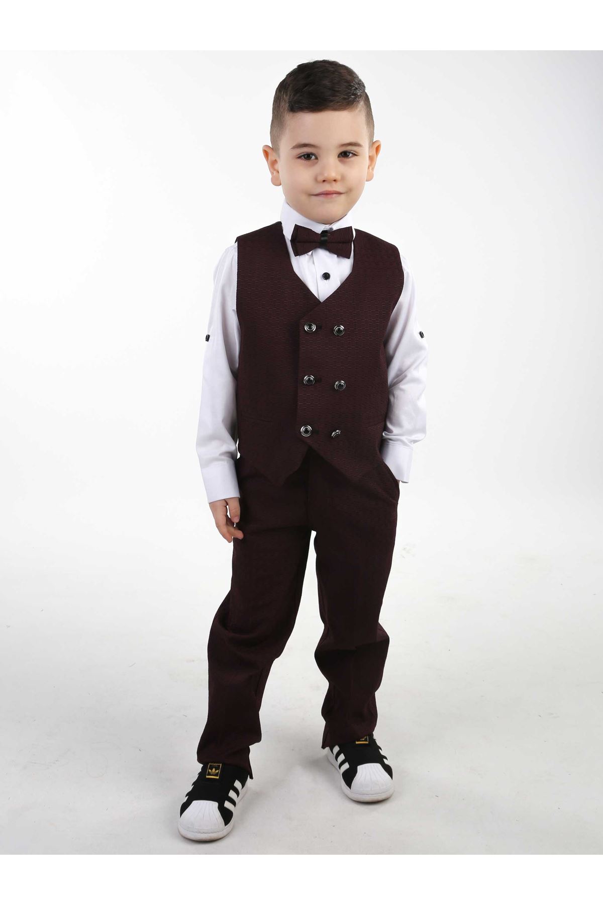 Modakids - Çocuk ve Bebek Giyim-Bordo Yelekli Papyonlu Erkek Çocuk ... Modakids - Çocuk ve Bebek Giyim-Bordo Yelekli Papyonlu Erkek Çocuk ...