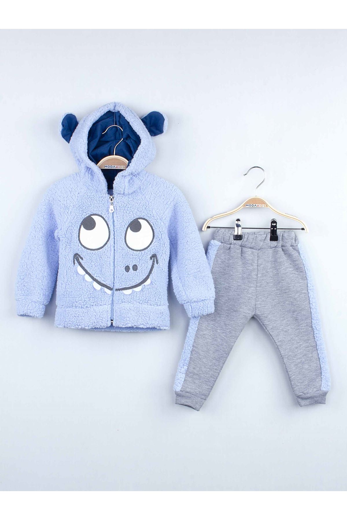 Modakids - Çocuk ve Bebek Giyim-Mavi Kışlık Peluş Kapüşonlu Erkek Çocuk ... Modakids - Çocuk ve Bebek Giyim-Mavi Kışlık Peluş Kapüşonlu Erkek Çocuk ...